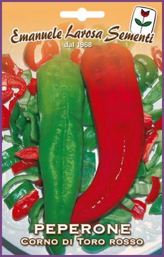 Poivron Long Rouge Corne de Taureau